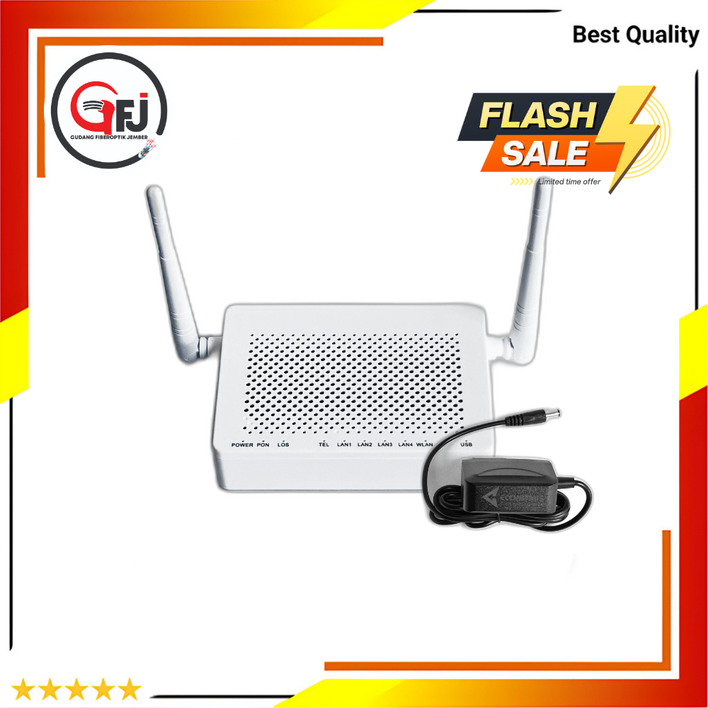 Jual (NEW) MODEM XPON ZTE F663 NV3a ORIGINAL SUPPORT EPON DAN GPON ...