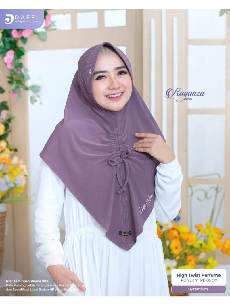 Jual Jilbab RAYANZA by DAFFI HIJAB // hijab instan pad aksen serut ...
