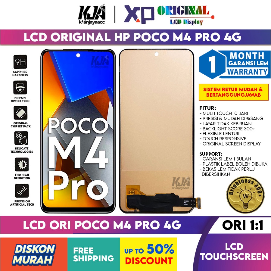 Jual ️ LCD Original ️ Poco M4 Pro 4G Socket Samping LCD Touchscreen Hp ORI | Shopee Indonesia