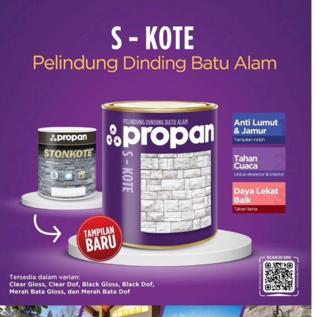 Jual Propan S-Kote Stonkote Cat Batu Alam Dan Bata Merah | Shopee Indonesia