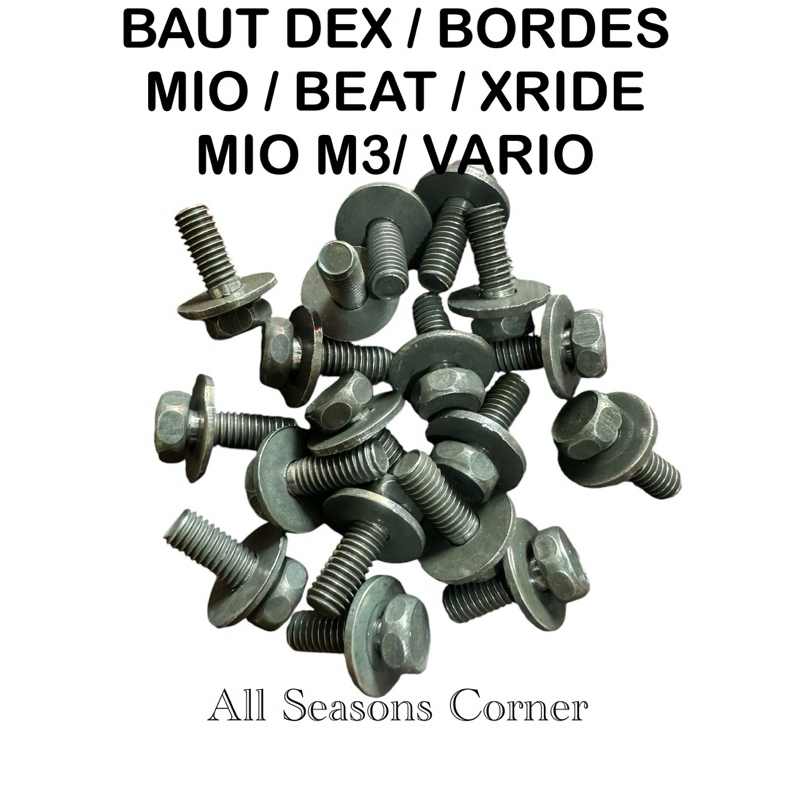 Jual 20 - 100 SET BAUT BORDES/DEX MOTOR MATIC HONDA DAN YAMAHA | Shopee ...