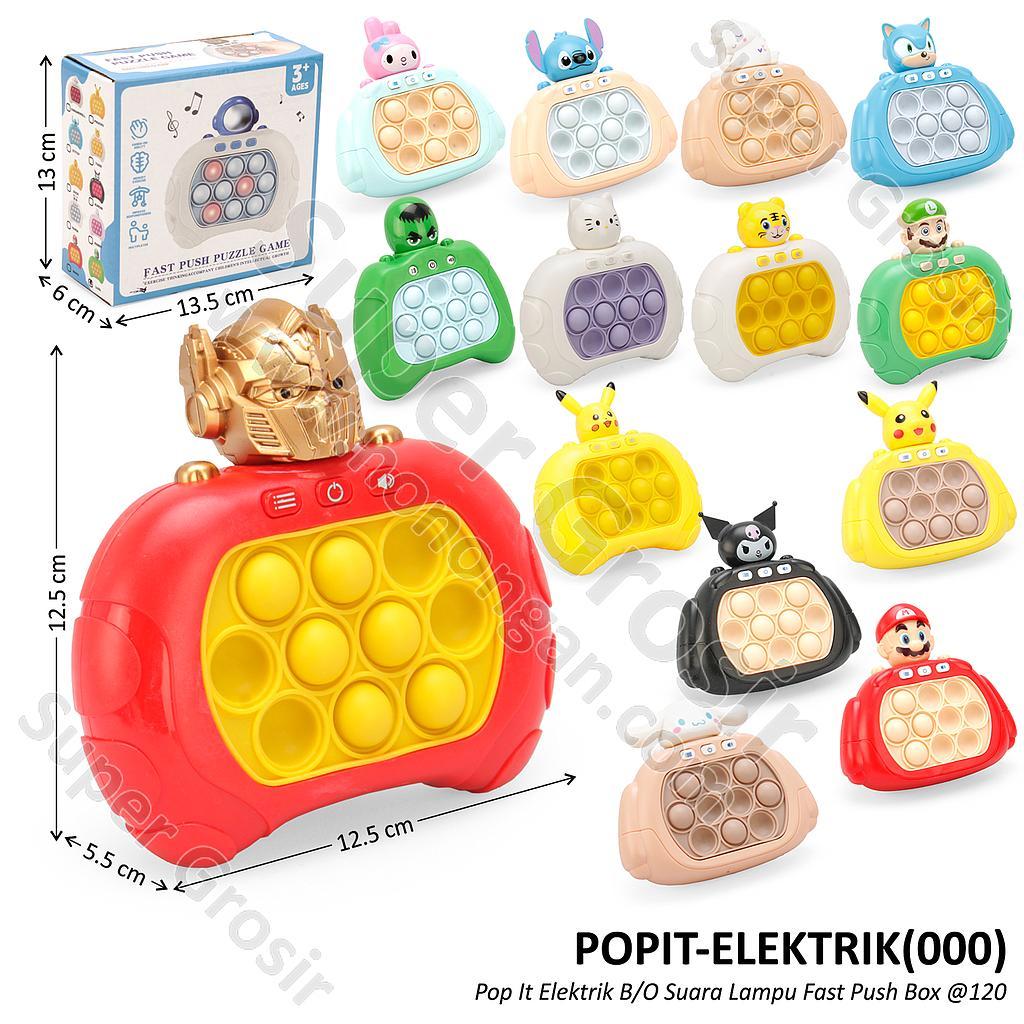 Jual Mainan Anak Pop It Elektrik Kuromi Sanrio Game B/O Suara Lampu ...