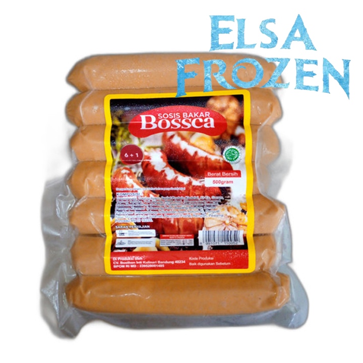 Jual BOSSCA SOSIS BAKAR 500GR ISI 6+1 / SOSIS BAKAR SAPI | Shopee Indonesia