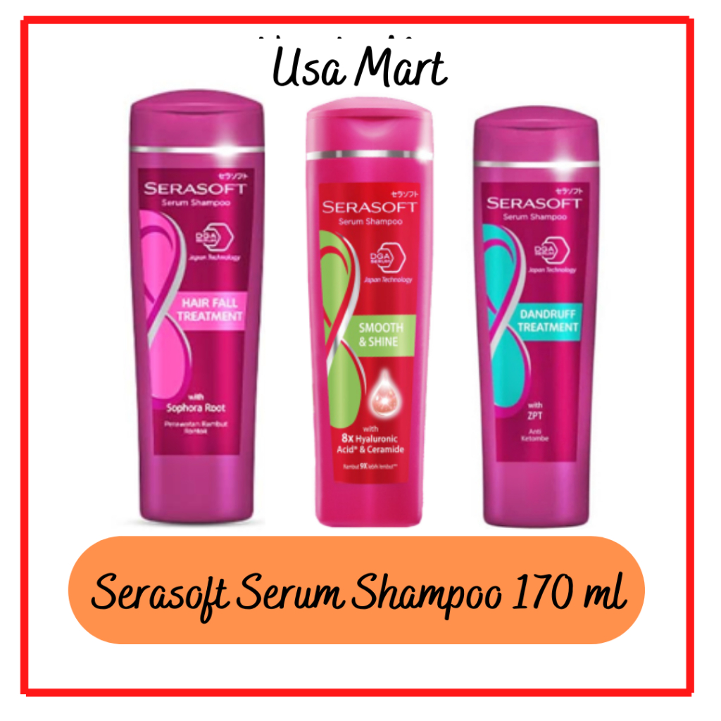 Jual SERASOFT Serum Shampoo Anti Dandruff / Hair Fall Treatment ...