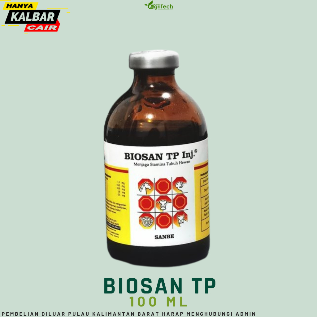 Jual BIOSAN TP INJEKSI VOL 50 ML & 100 ML MENINGKATKAN STAMINA DAYA ...