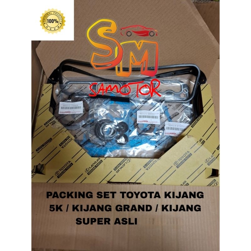 Jual Packing set Toyota Kijang 5K Kijang super Grand Asli | Shopee ...
