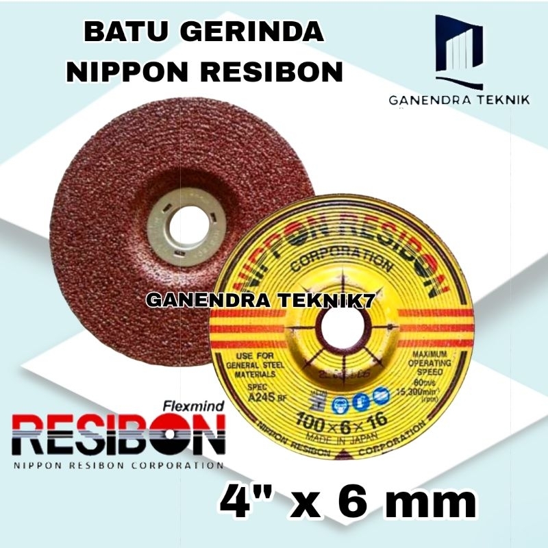 Jual Batu Gerinda Poles Nippon Resibon 4 Inchi x 6mm | Shopee Indonesia
