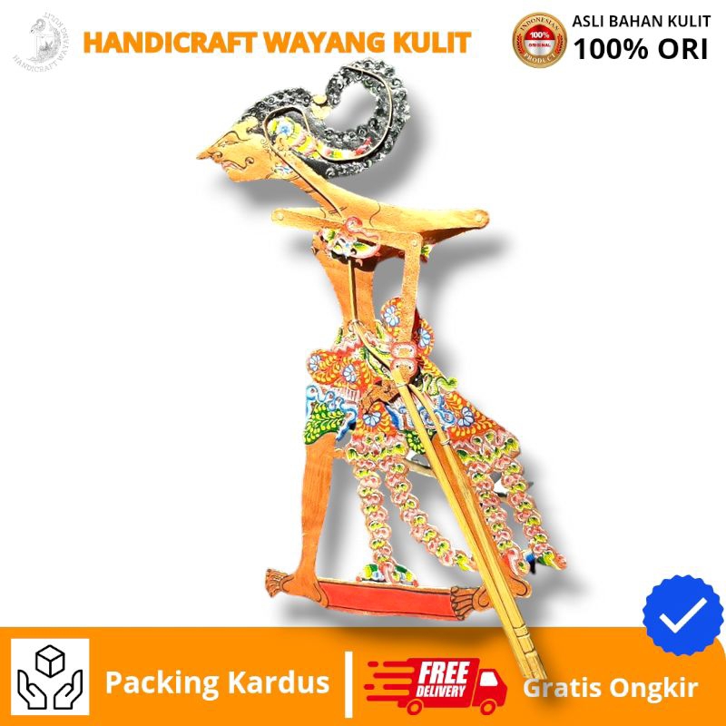 Jual HANDICRAFT WAYANG KULIT | Wayang Kulit Asli Wisanggeni Emas Brom ...