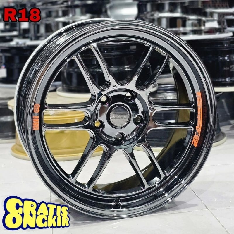 Jual velg mobil racing R18 ENKEI RPF1 FLOW FORMING LEBAR 8,5 ET 40 velg racing mobil ring 18 ...