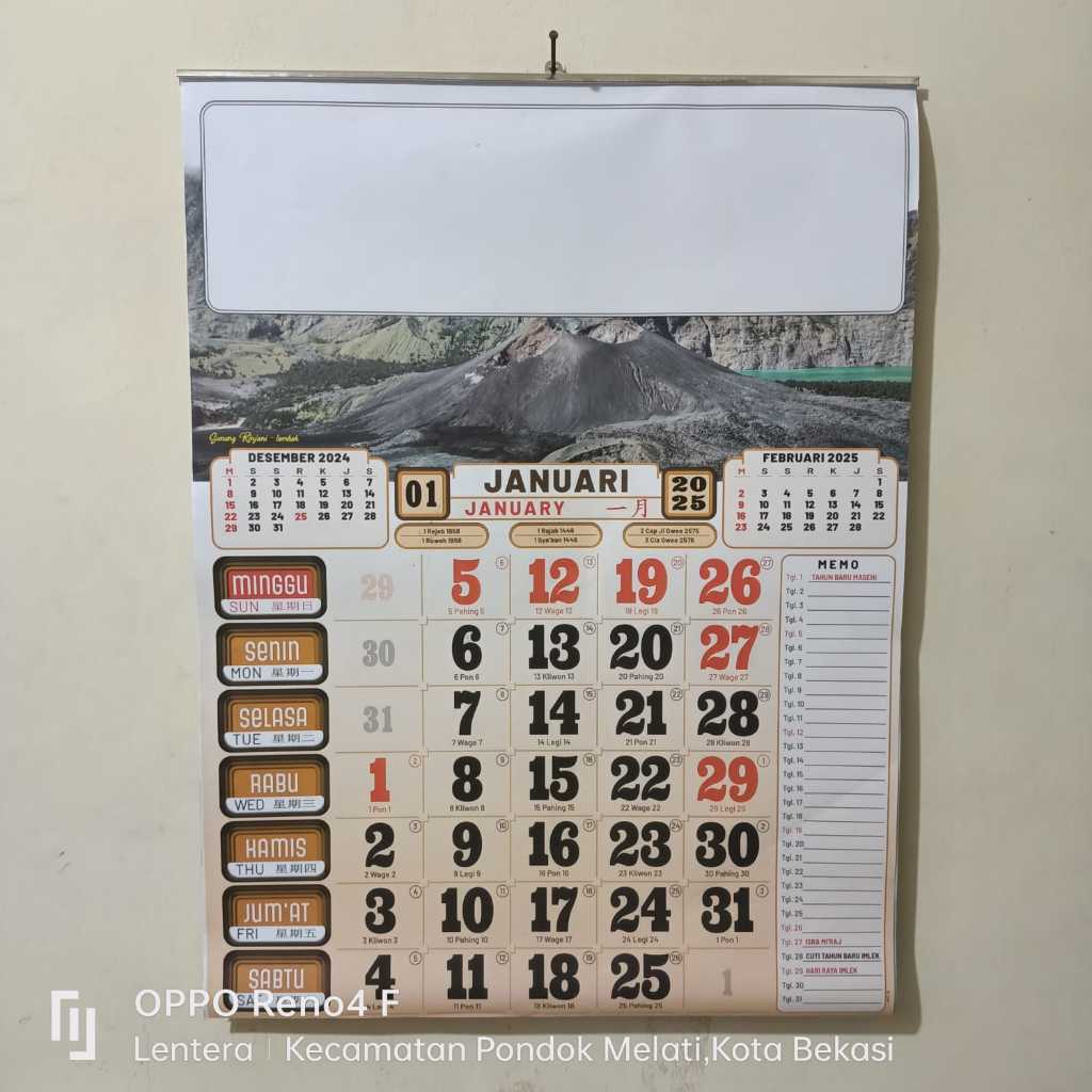 Jual kalender kerja jumbo warna limited edition full color 2025 ... Jual kalender kerja jumbo warna limited edition full color 2025 ...