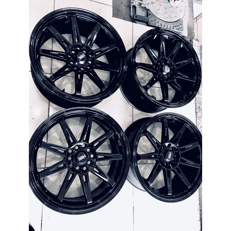 Jual velg hsr ring 17 pcd 4x100/114 cocok rush terios inova xenia ...