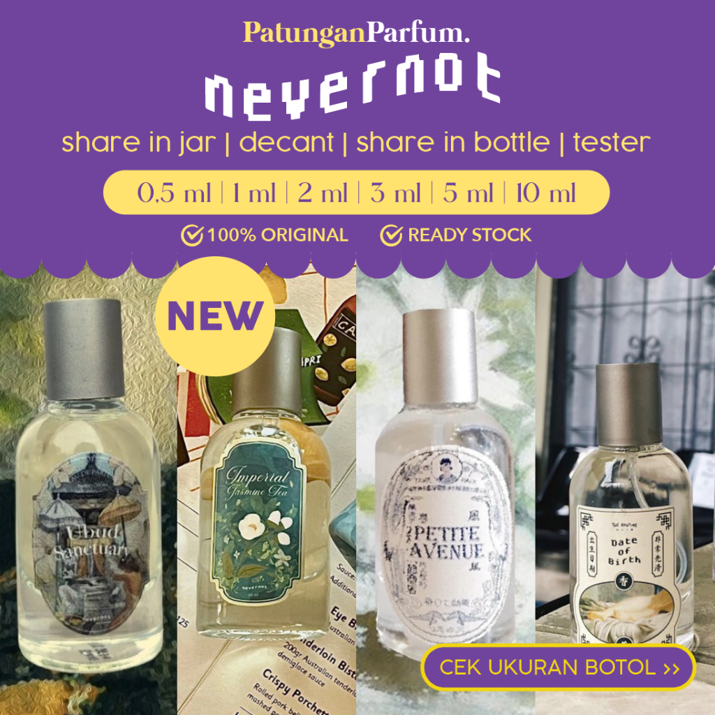 Jual Decant Nevernot - RSVP Hello Prune Imperial Jasmine Tea x Tong Tji ...