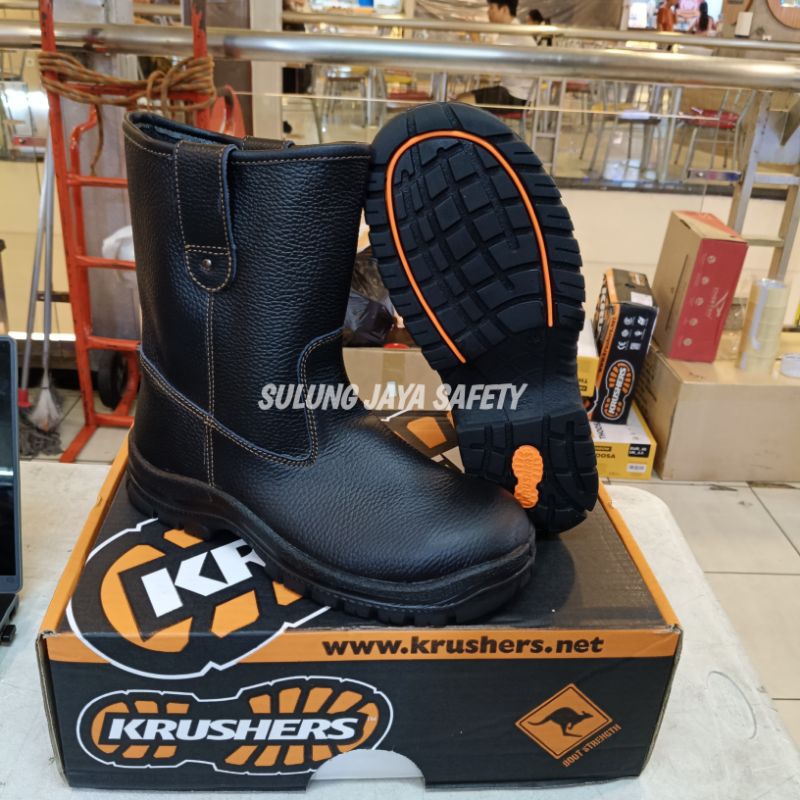 Jual SAFETY SHOES KRUSHERS TEXAS HITAM DAN COKLAT ORIGINAL 100% ...