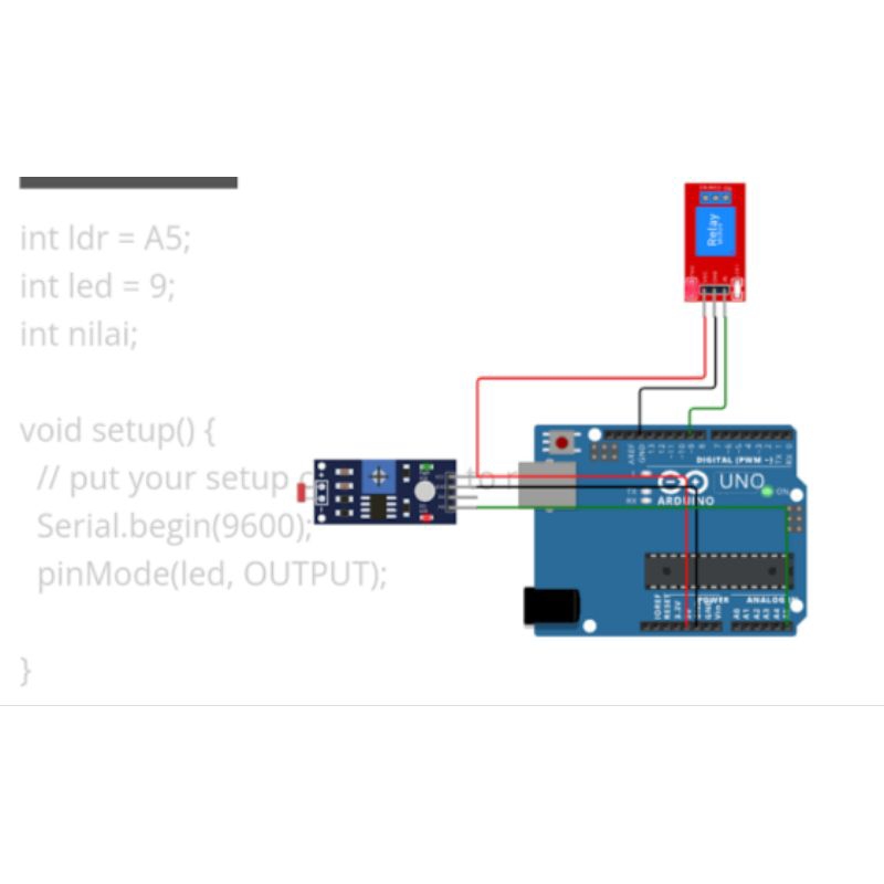 Jual Lampu Otomatis Siang Dan Malam Berbasis Arduino Uno Sensor Cahaya