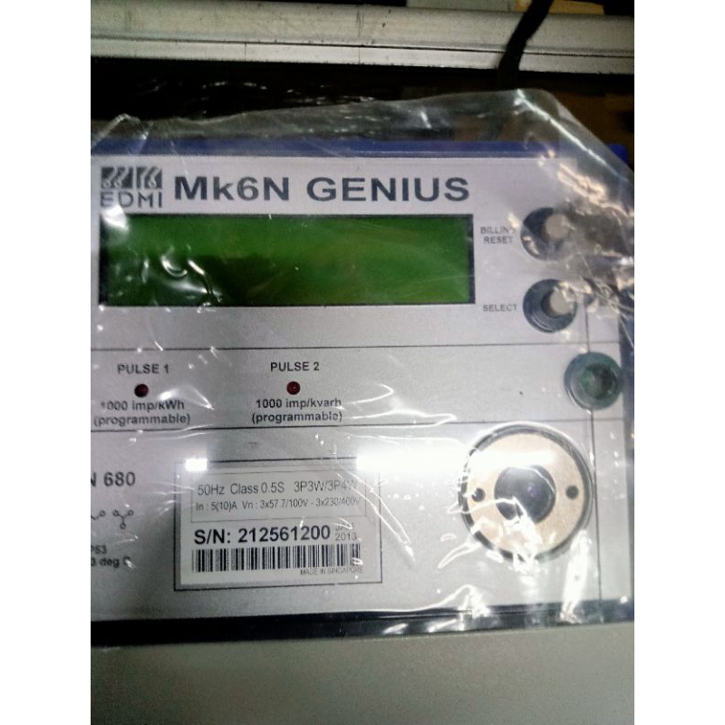 Jual Kwh Meter Edmi Mk6N Genius Clas 0.5 5(10) via CT | Shopee Indonesia