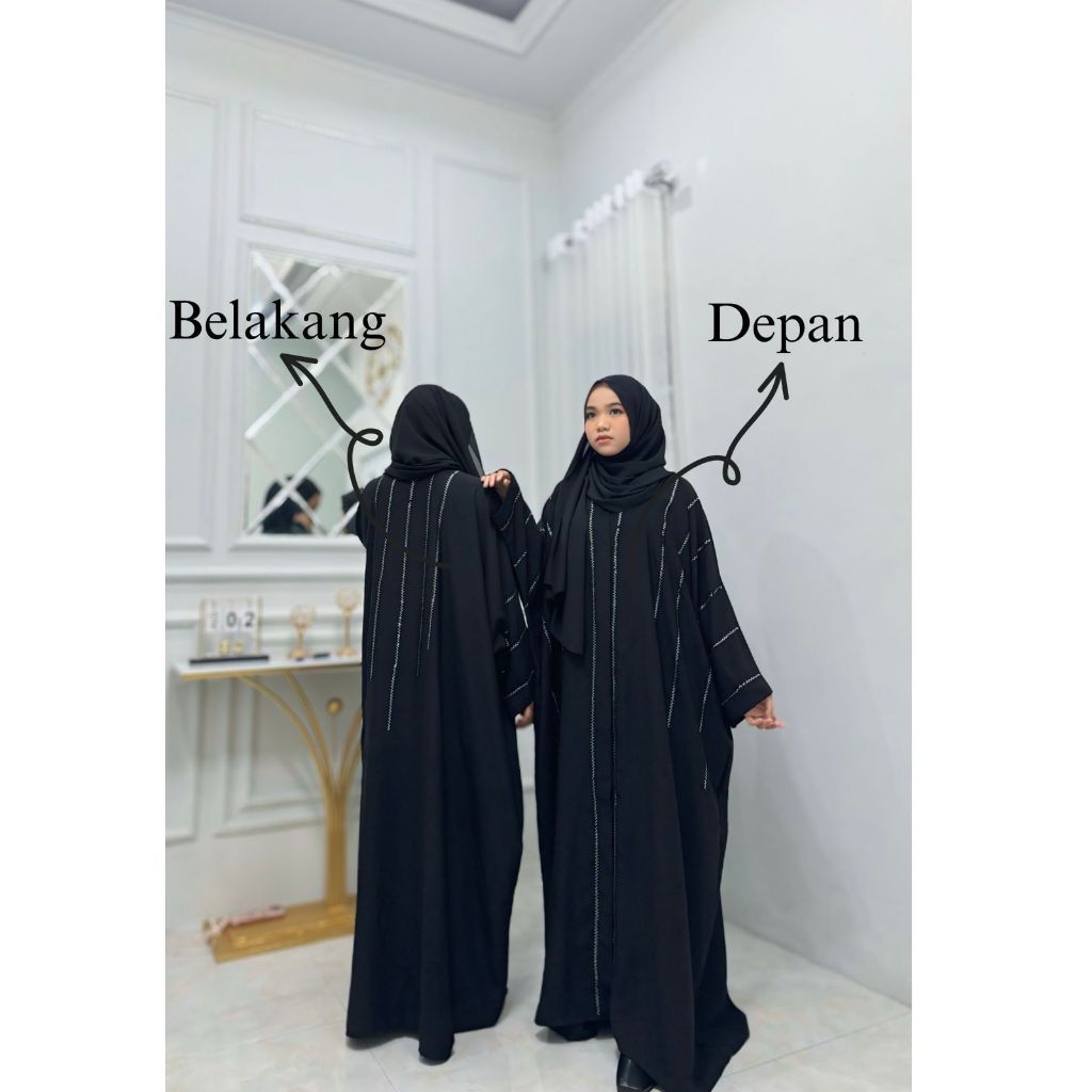 Jual RUMI ABAYA // GAMIS ABAYA BATWING ELEGANT TERBARU // GAMIS ABAYA MESIR BUSUI | Shopee Indonesia