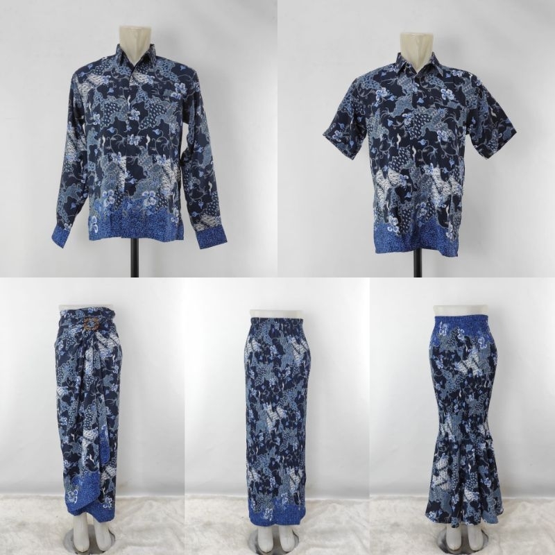 Jual Sircinta Couple Set Batik | Kemeja Pria Lengan Panjang Dan Pendek ...