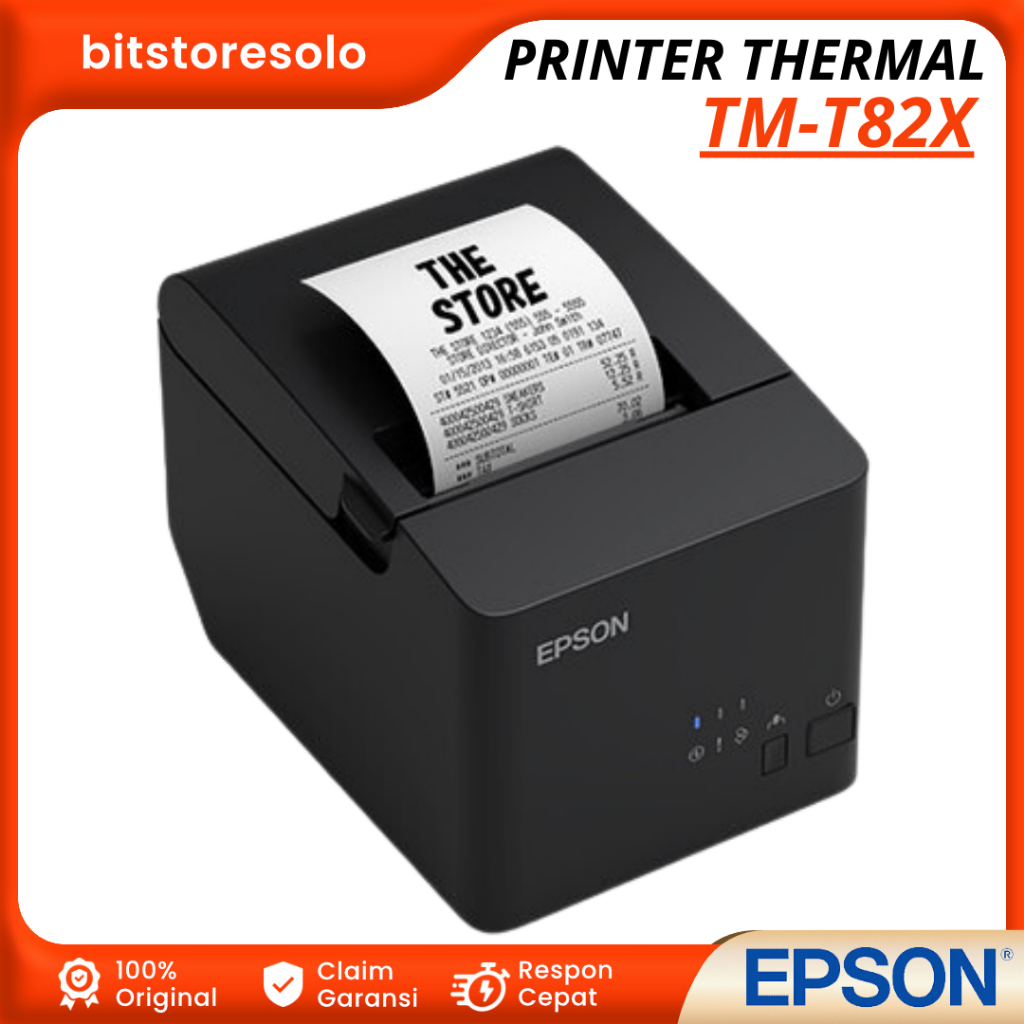 Jual Printer Epson TM-T82X POS Printer Auto Cutter Drop In Paper LAN ...