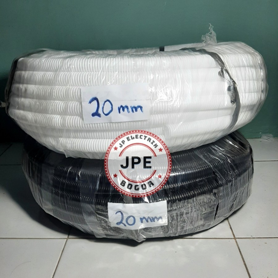 Jual Flexible Conduit PVC 20mm/Selang Flexible 3/4 Inch/Spiral Kabel ...