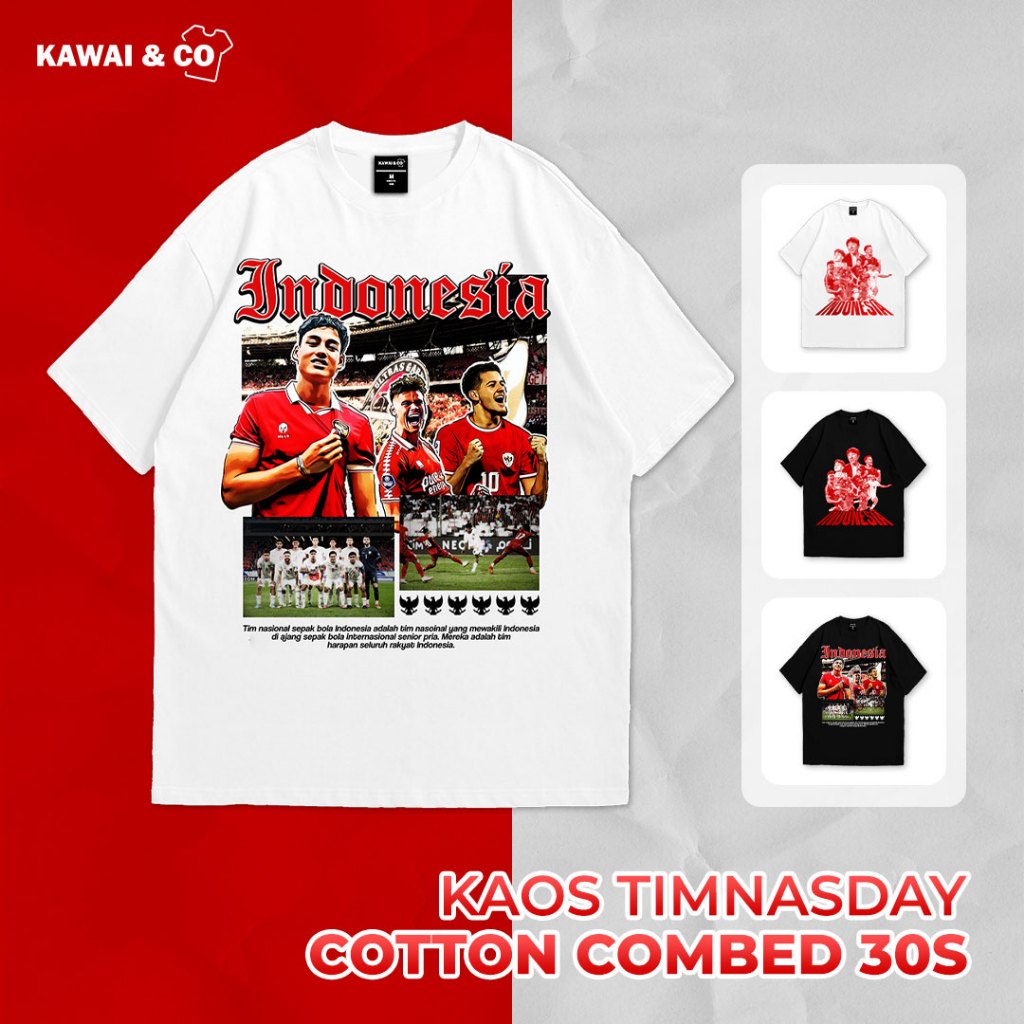 Jual Kawai.co - Timnas Day Series Road To World Cup Kaos Streetwear ...