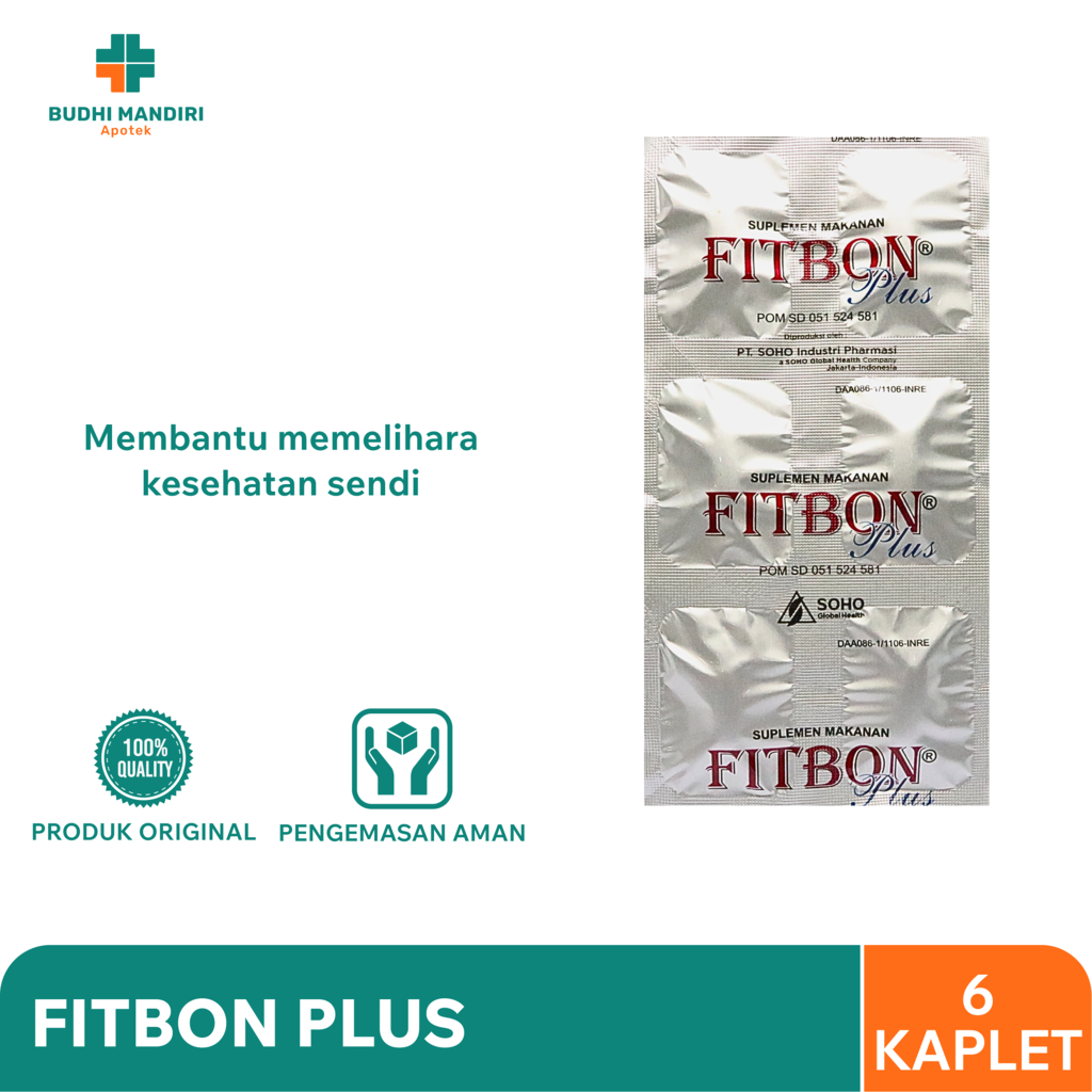 Jual Fitbon Plus (1 Strip) - Suplemen Persendian | Shopee Indonesia