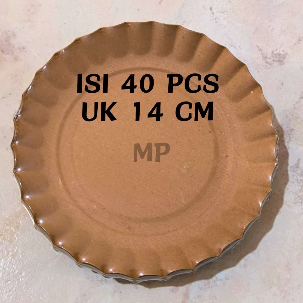 Jual Piring Kertas Craft/ Piring Plate Craft/ Piring Kue Craft/ Piring Kue UK 14CM ISI 40PCS ...