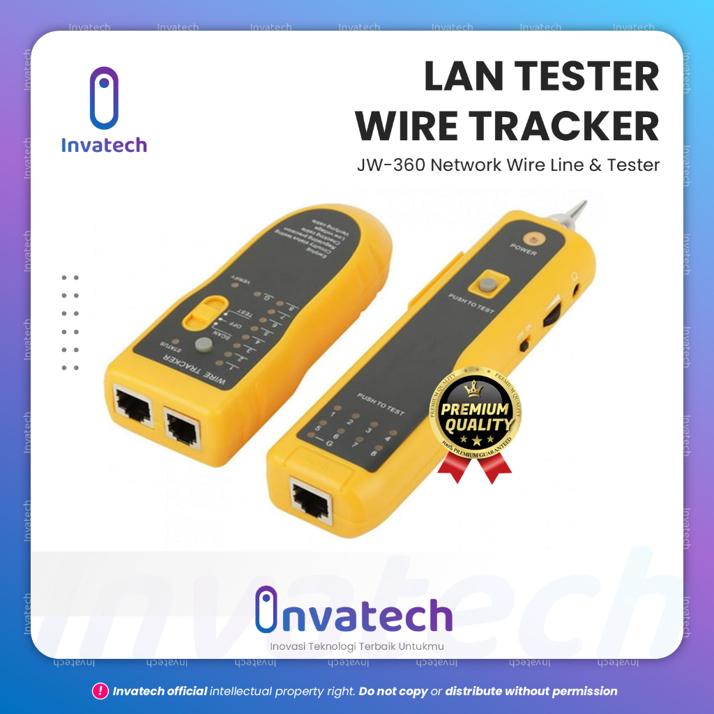 Jual LAN TESTER WIRE TRACKET JW-360 - Lan Tester Wire Tracker JW360 ...