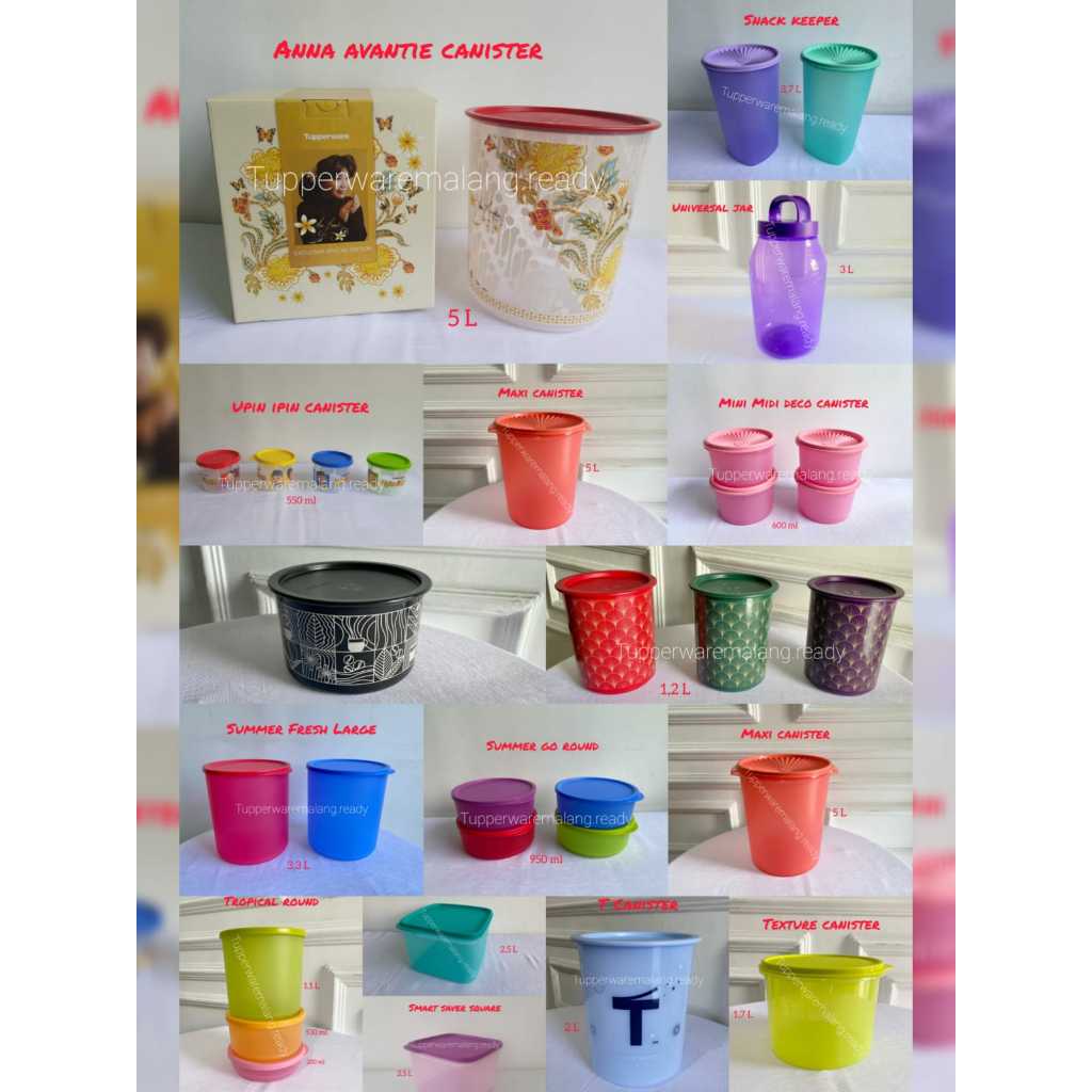 Jual TOPLES / WADAH / TUPPERWARE MURAH / FORTUNE BIRD BASELINE/ TRIO ...