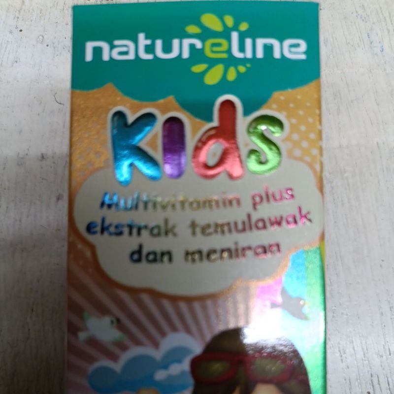Jual NATURELINE KIDS Multivitamin plus Curcuma syr | Shopee Indonesia