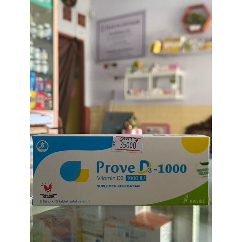 Jual Prove D3 1000 IU 30 tablet - Vitamin D3 | Shopee Indonesia