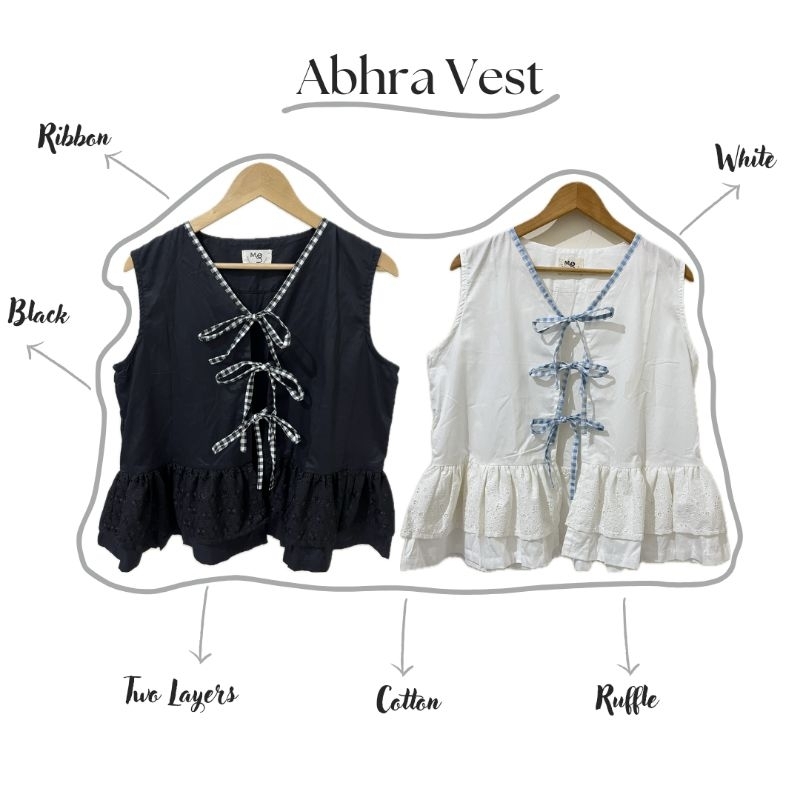 Jual Abhra Vest (Cotton Ribbon Vest) | Shopee Indonesia