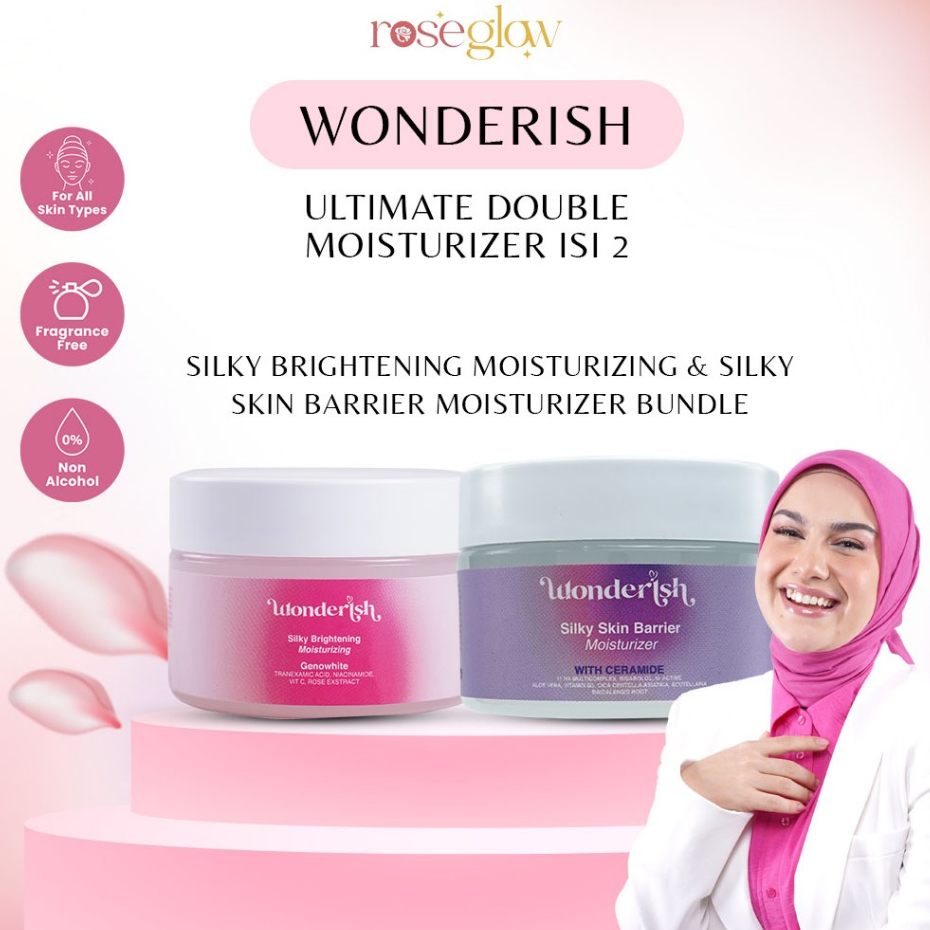 Jual Wonderish Ultimate Double Isi 2 Silky Brightening Moisturizing ...