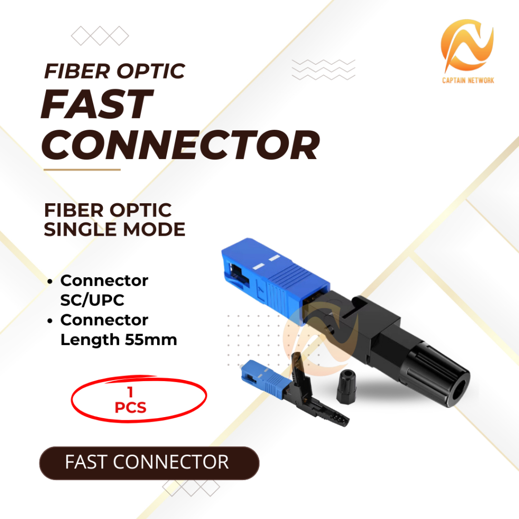 Jual Fiber Optic SC UPC Fast Connector / FTTH Fast Connector SC ...