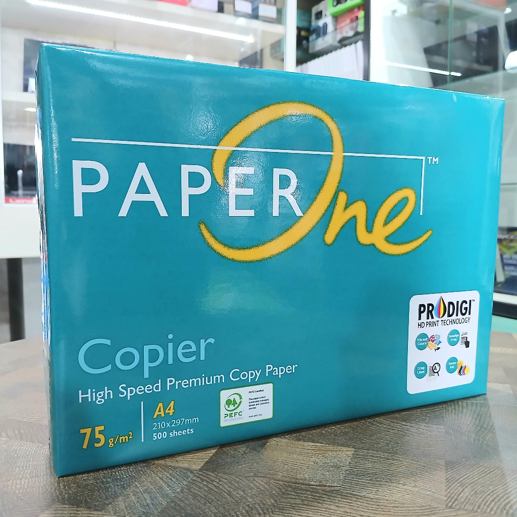Jual KERTAS HVS PAPERONE 75GSM & 80GSM A4 1 RIM / 1 BOX | Shopee Indonesia