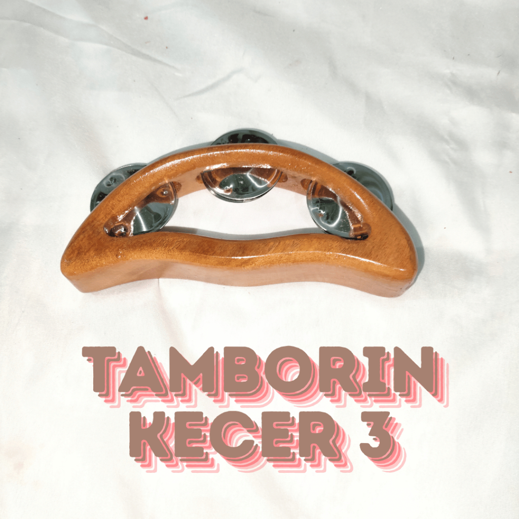 Jual TAMBORIN KECER 3 BAHAN KAYU | Shopee Indonesia