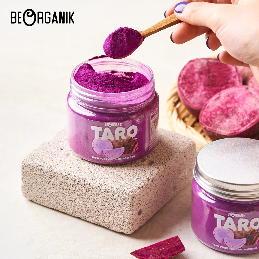 Jual Beorganik Pure Taro Powder / Bubuk Talas Ungu Murni 80gr | Shopee ...