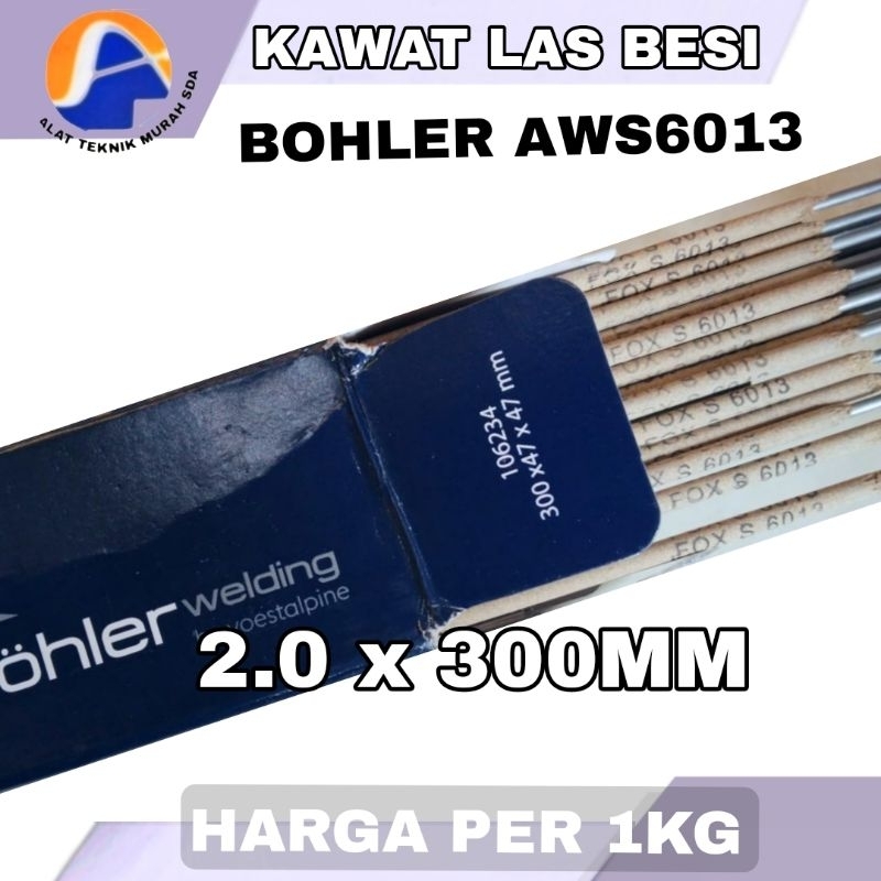 Jual 1KG KAWAT LAS BESI AWS E6013 2.0x300MM 1KG | Shopee Indonesia
