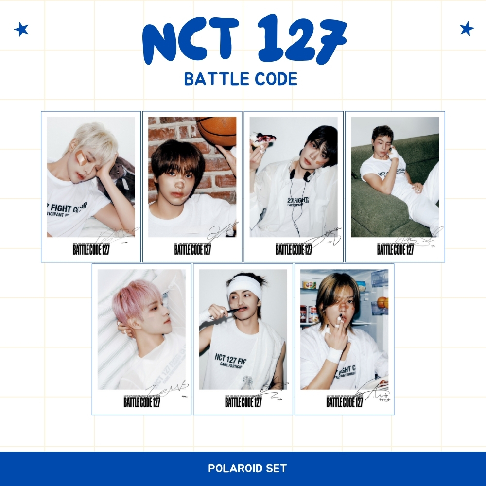 Jual POLAROID NCT 127 BATTLE CODE (ISI 10 PCS + LAMINASI 2 SISI) TANDA TANGAN TTD KPOP PHOTOCARD ...