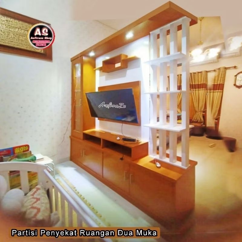 Jual Partisi Ruangan Dua Muka Stylish Cat Duko dan HPL Bahan Blockboard ...