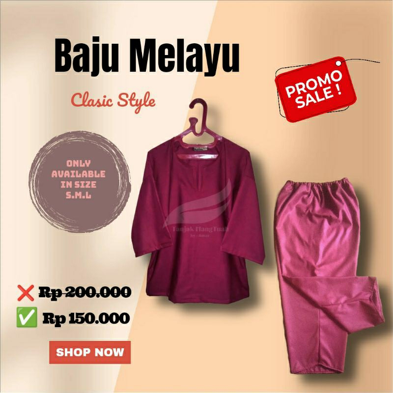 Jual Baju Melayu Teluk Belanga | Shopee Indonesia