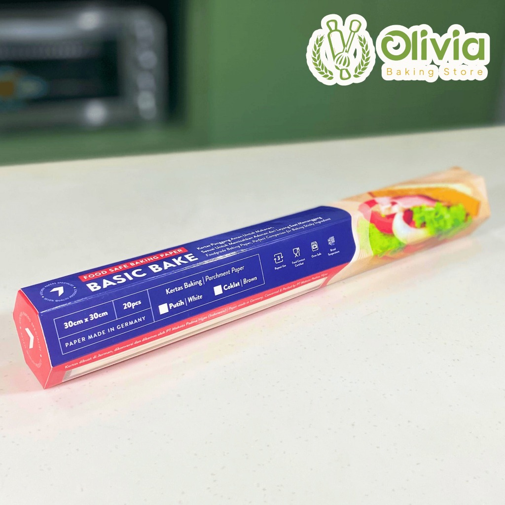 Jual Seven Baking Paper Alas Kertas Kue 30 x 30 cm Putih 20 Lembar ...