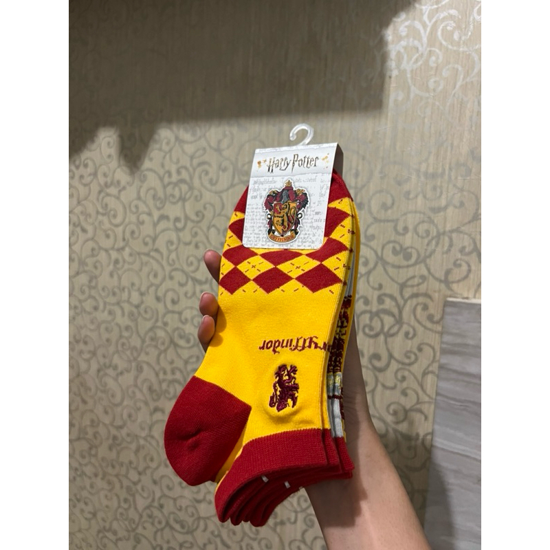 Jual Miniso x Harry Potter Gryffindor 3 in 1 Ankle Socks Hogwarts ...