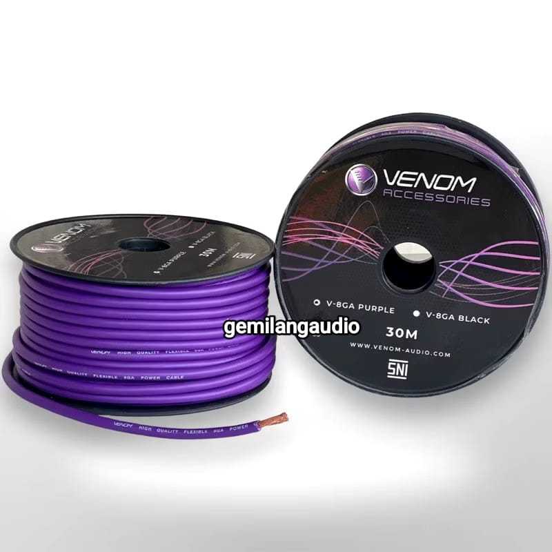 Jual Kabel 8 AWG Venom V-8GA 1 Roll kabel Strum Venom per Roll | Shopee ...