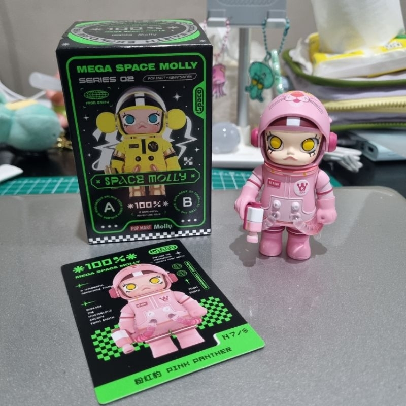 Jual Popmart Mega Space Molly V2/Series 02 Selected "Pink Panther ...
