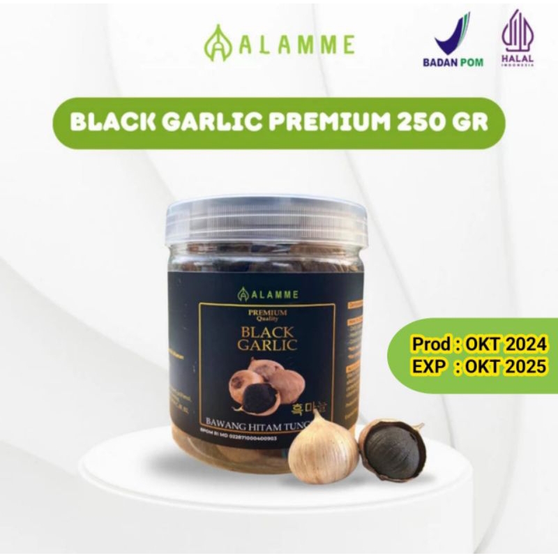 Jual Alamme Black Garlic Bawang Hitam Tunggal Lanang Jumbo Premium ...