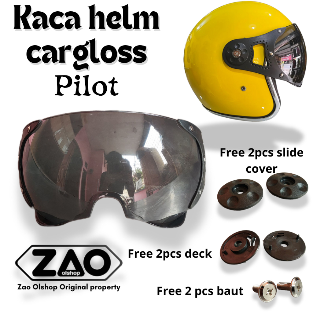 Jual Kaca Helm CG / Cargloss Pilot lokal promo murah lengkap model ...