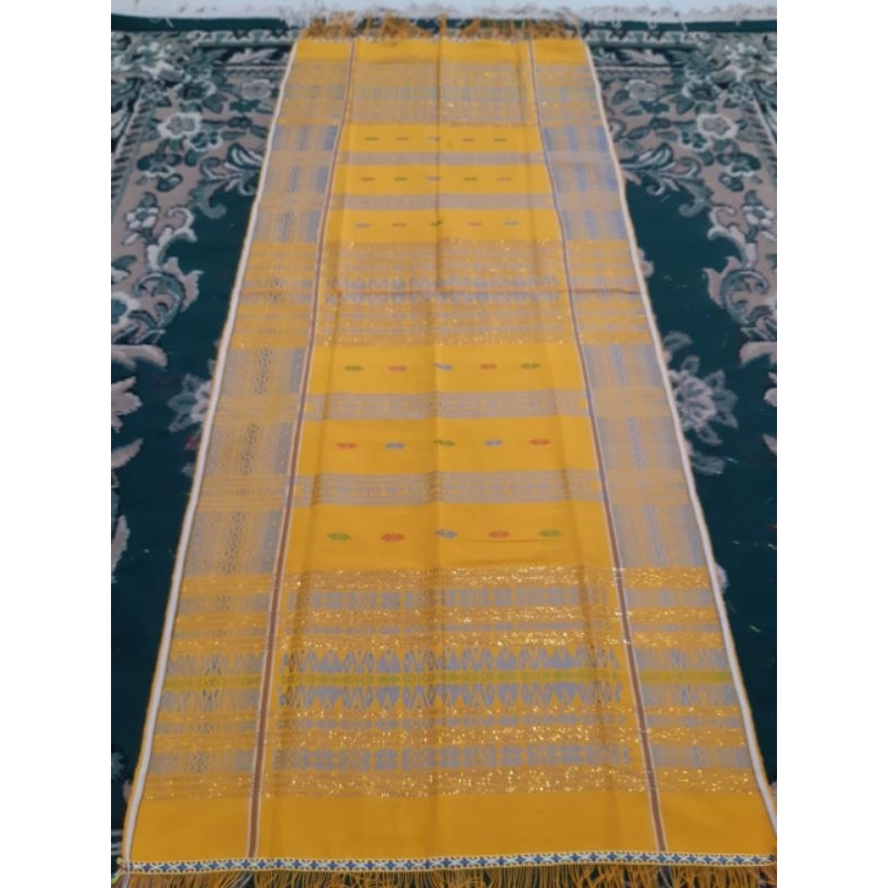 Jual Uis Nipes Kuning Semi Sutra Motif baru | Shopee Indonesia