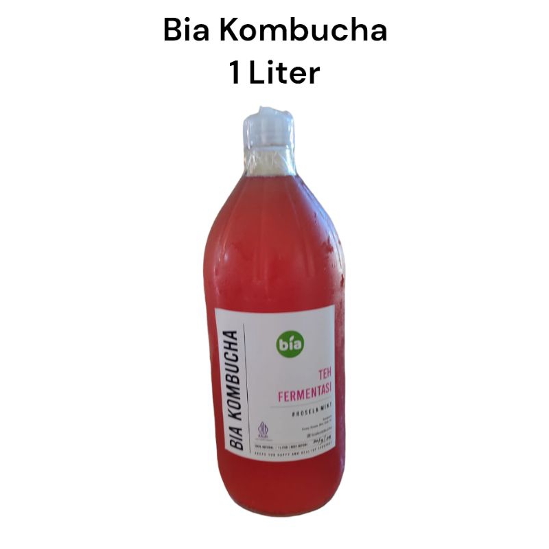 Jual Bia Kombucha botol kaca 1 liter all variants minuman sehat ...
