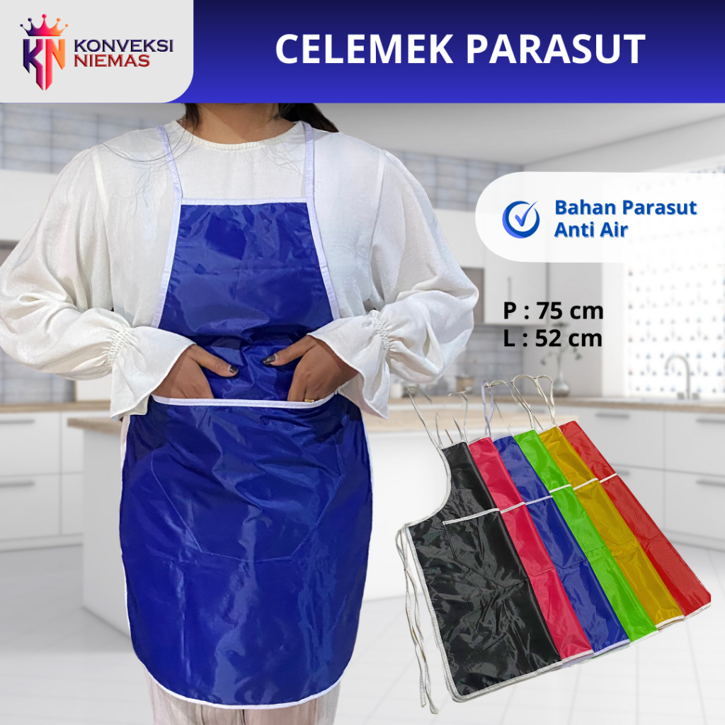 Jual Celemek Apron Anti Air Berbahan Parasit | Shopee Indonesia