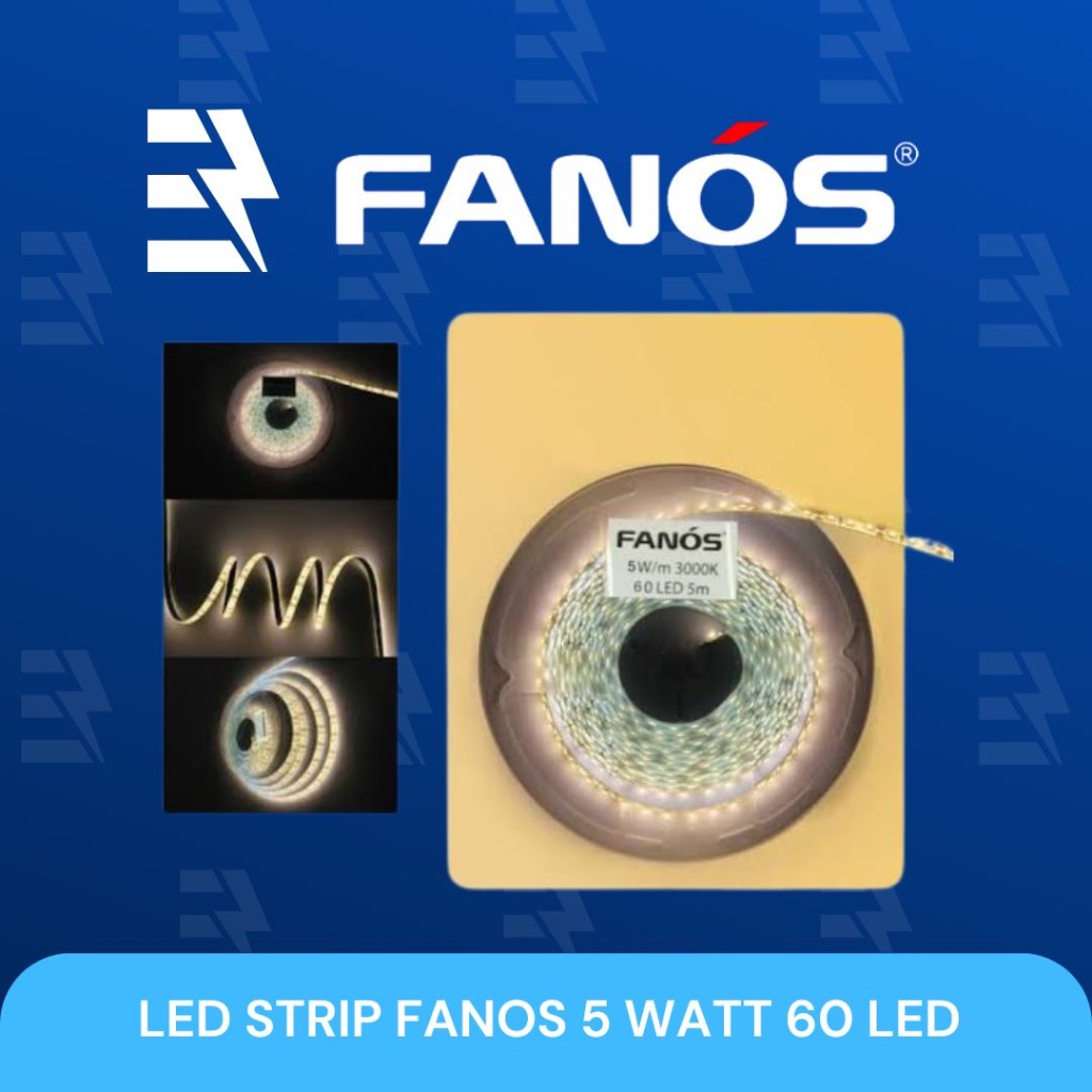 Jual FANOS LAMPU LED STRIP DEKORASI ARUS DC 5 WATT / 60 LED & 10 WATT ...